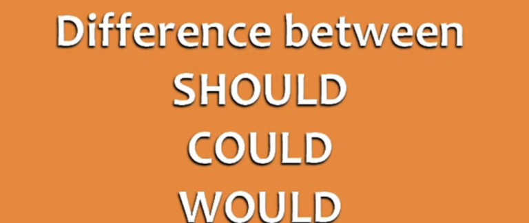 Would, Could, and Should: Modal Verbs | StudyEnglishDaily